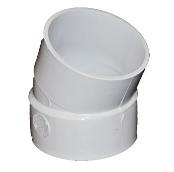 Solvent Weld PVC 22-1/2° Bend | Freedom Construction Supply