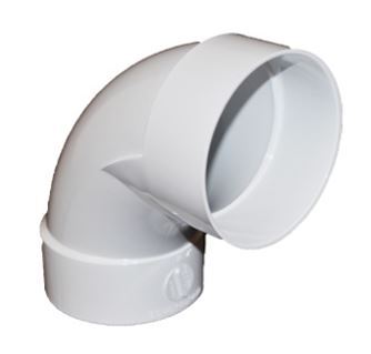 Solvent Weld PVC Long Turn 90° Elbow | Freedom Construction Supply